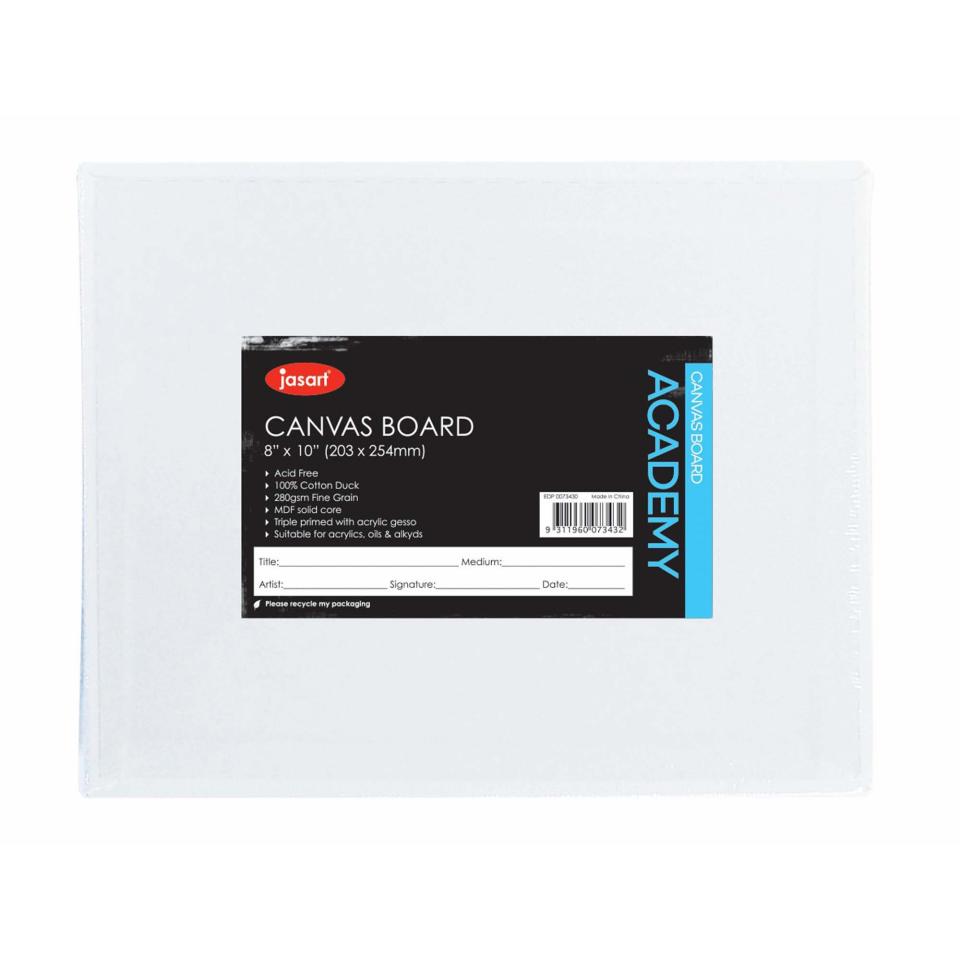 Jasart Academy Canvas Board 8 x 10 Inch | Winc
