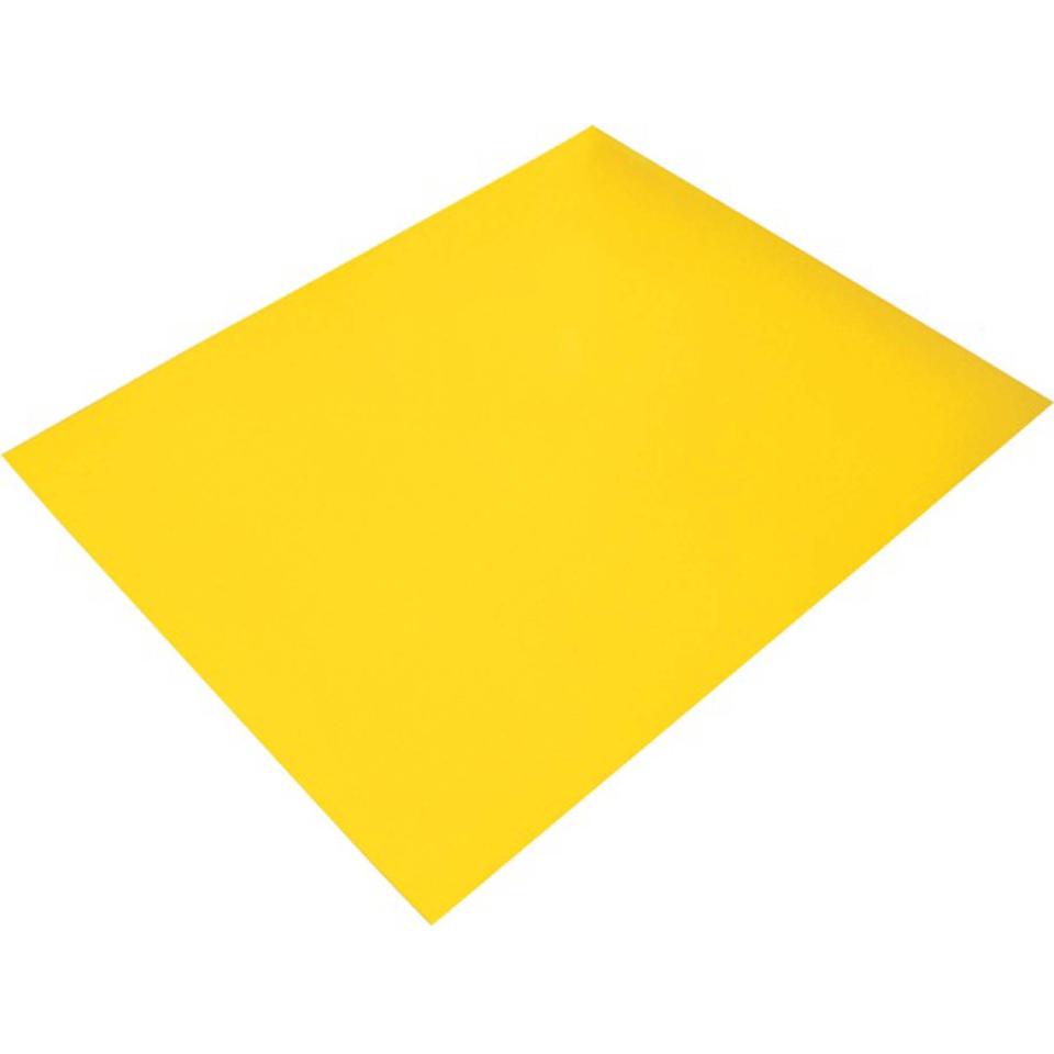 Rainbow Posterboard 510x640mm 400gsm Yellow Pack 10 | Winc