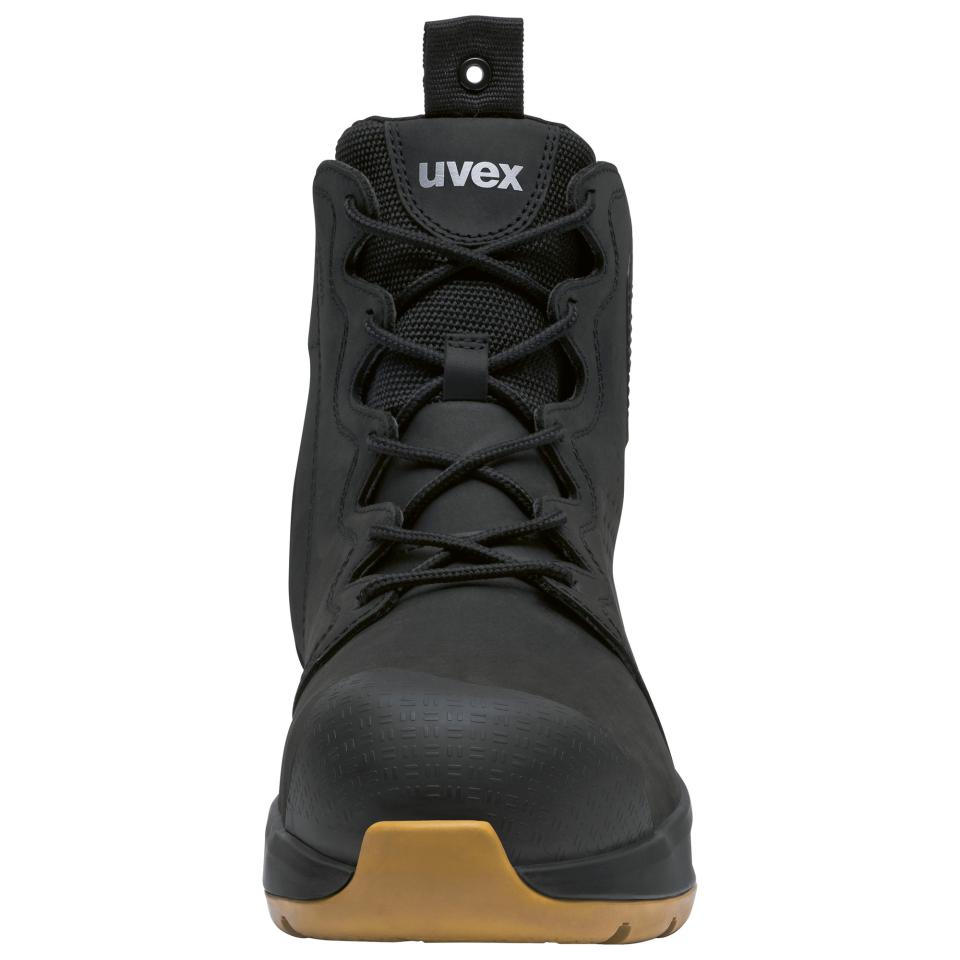Uvex 3 X-Flow Zip Boots 150mm Black/Tan | Winc