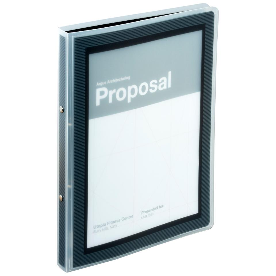 Avery Flexi-View Binder A4 2 O-Ring 12.7mm Black | Winc