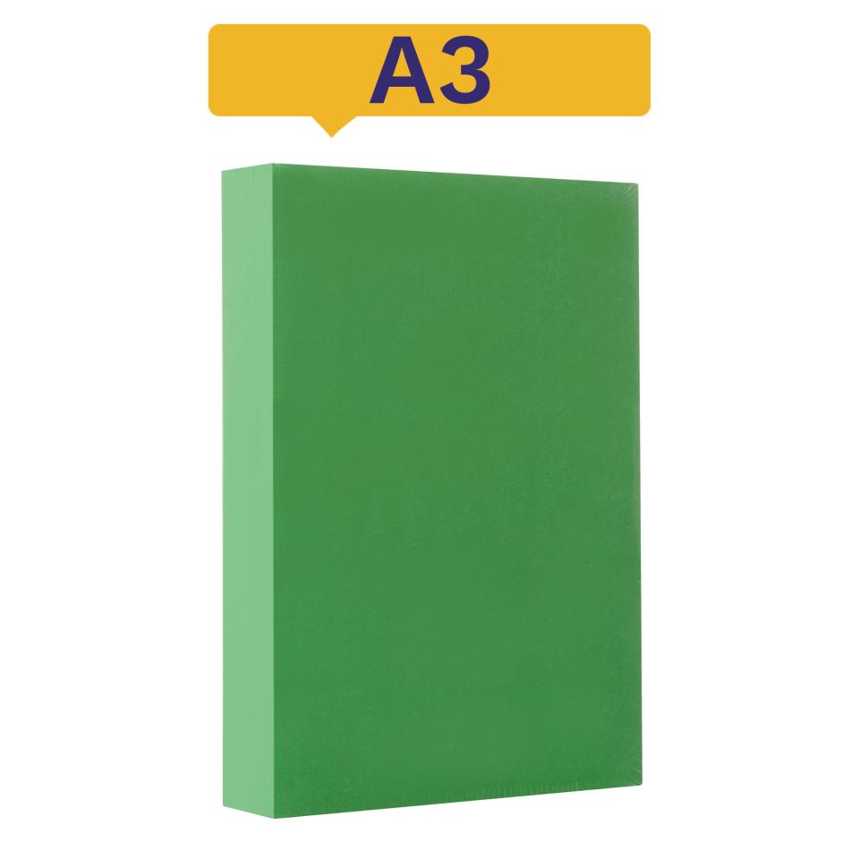 Winc Premium Coloured Cover Paper A3 110gsm Emerald Pack 250 | Winc