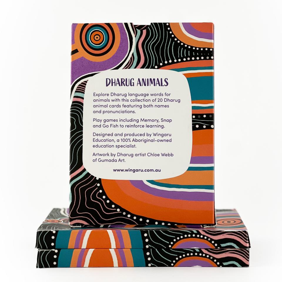 Wingaru Education Dharug Animal Language Cards | Winc