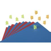 Quartet Super Strong Magnets Purple & Yellow Circle Pack 10 | Winc