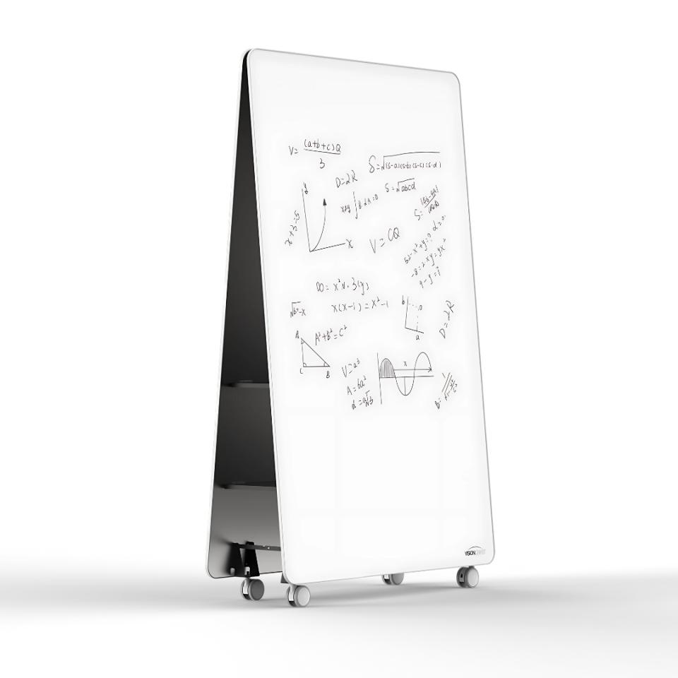 Visionchart Jart Double-Sided Mobile Magnetic Whiteboard 1800H x 900H x ...