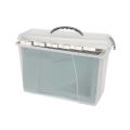 Crystalfile Carry Case Foolscap 18l Clear Lid Clear Base | Winc