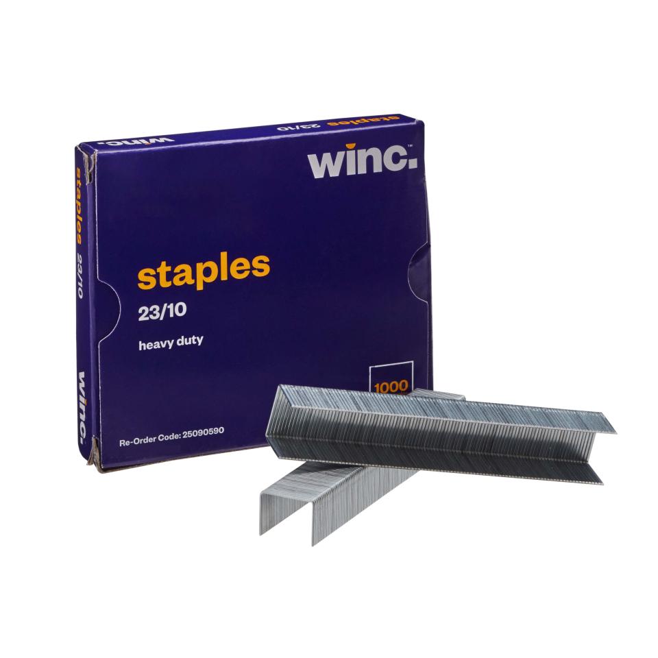 Winc Heavy Duty Staples 23 10 Box 1000 Winc winc-heavy-duty-staples-23-10-box-1000-winc