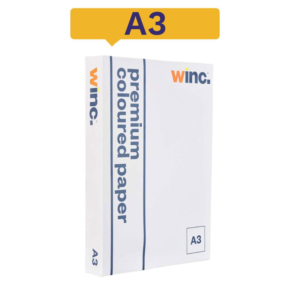 Winc Premium Coloured Copy Paper A3 80gsm Pink Ream 500 | Winc