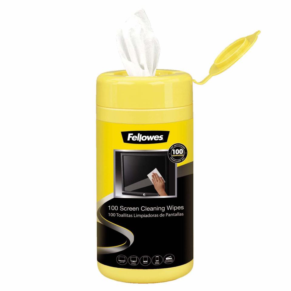 Fellowes Screen Cleaning Wipes Pack 100 | Winc