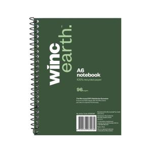 Winc Earth Spiral Notebook A6 Ruled 96 Page | Winc