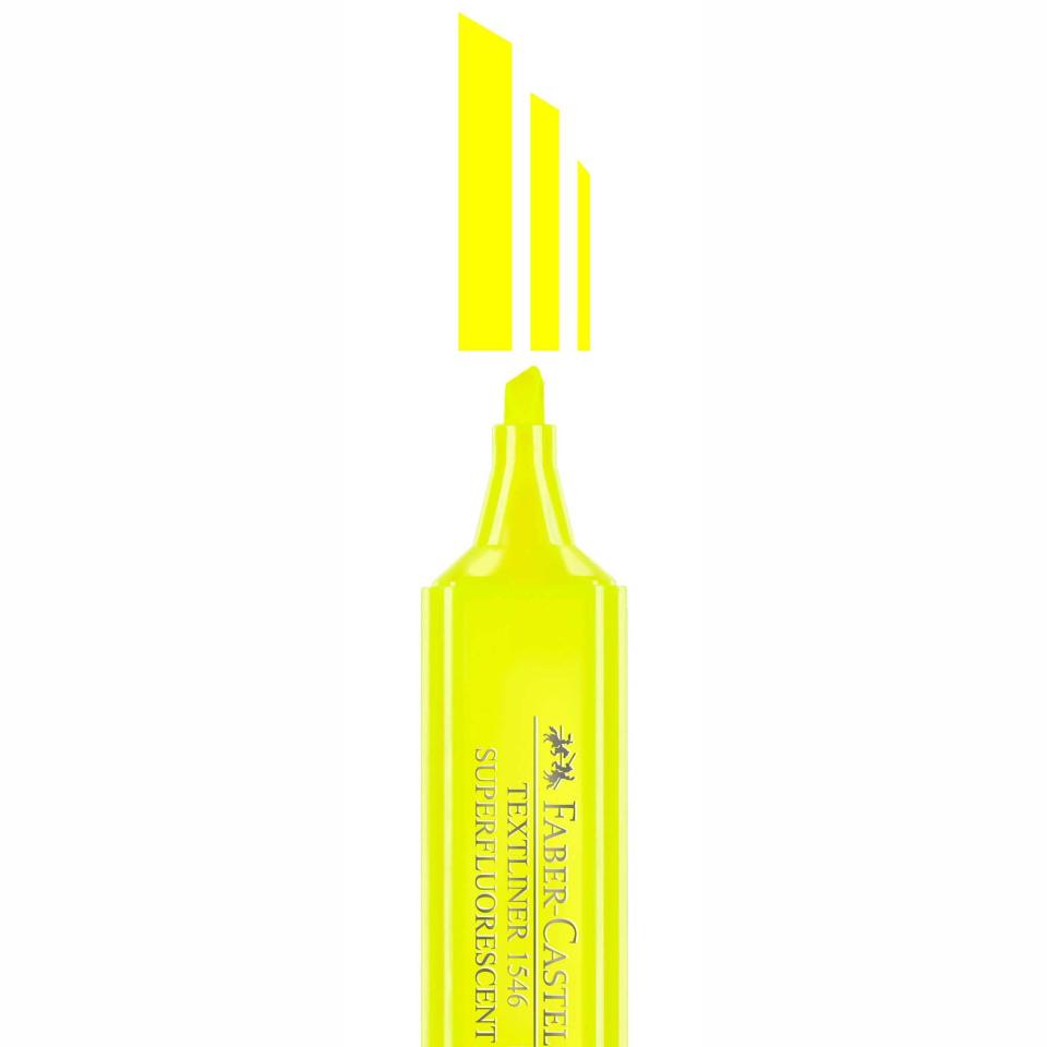 Faber Castell Textliner Ice Highlighter Yellow Box 10 | Winc