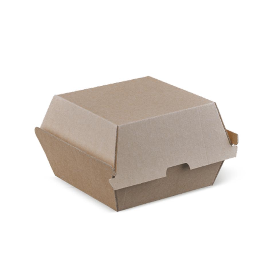 Detpak Burger Clam Box Brown Carton 250 | Winc