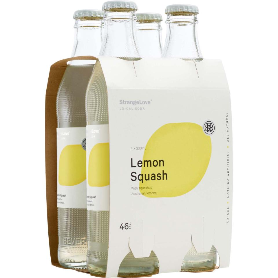 Strangelove Lemon Squash Lo-call Soda 300ml Carton 24 | Winc