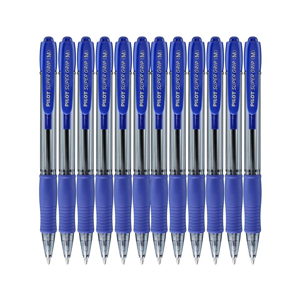 Pilot Bpgp-10r-m-l Supergrip Ballpoint Pen Medium Blue Box 12 | Winc