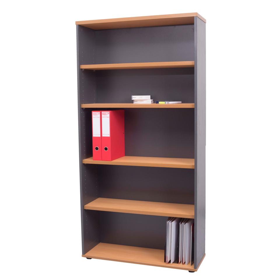 Rapid Line Bookcase 4 Adjustable Shelves 1800h x 900w x 315dmm | Winc