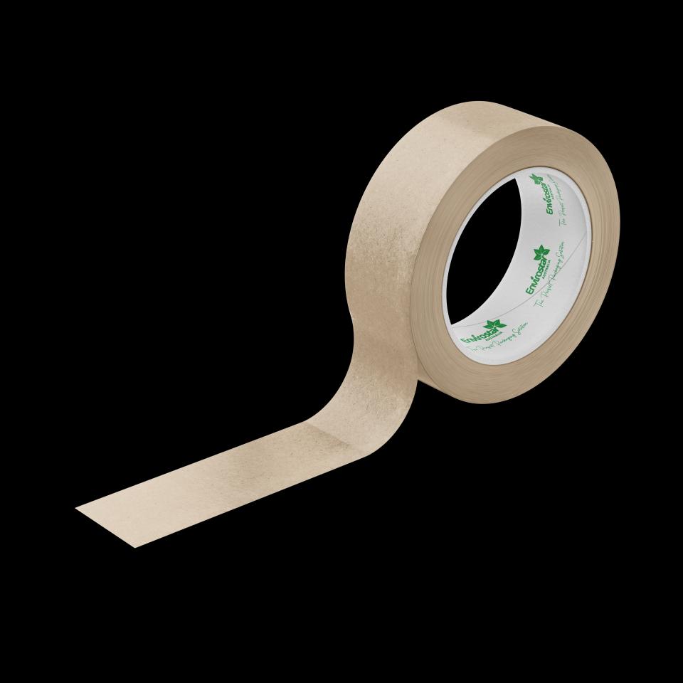 White Paper Sticky Tape Kraft Paper Tape 48mm X 50m – Eco-Friendly ...