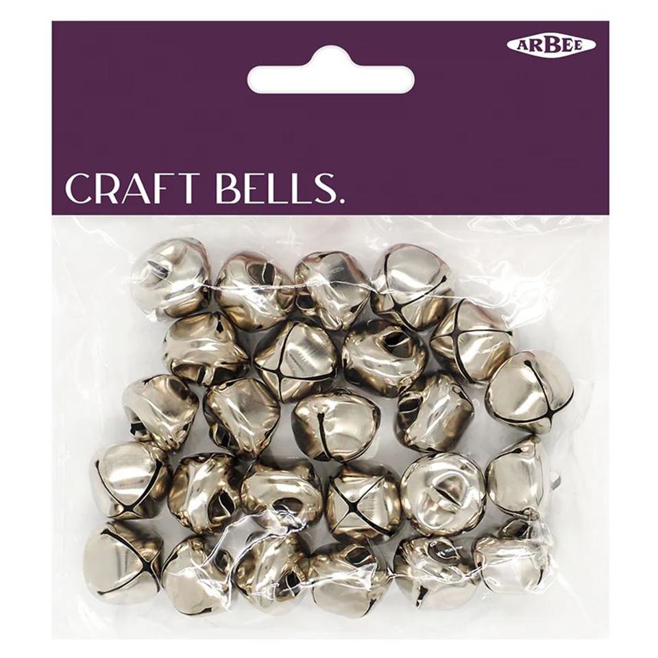 Arbee Craft Folley Bells 18mm Silver 25 Packet | Winc