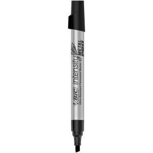 BIC Intensity Metal PRO Permanent Marker Chisel Black Each | Winc