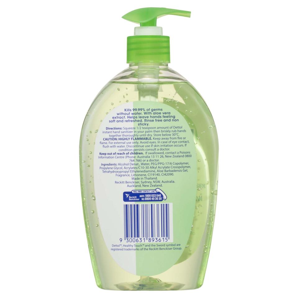 Dettol Healthy Touch Instant Hand Sanitiser Refresh 500ml | Winc