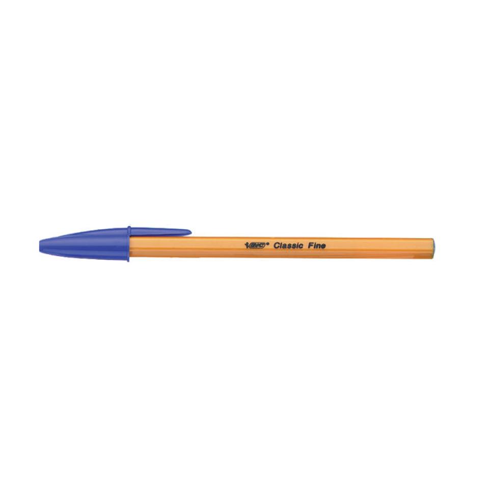 BIC Classic Ballpoint Pen Fine 0.7mm Blue Box 12 | Winc