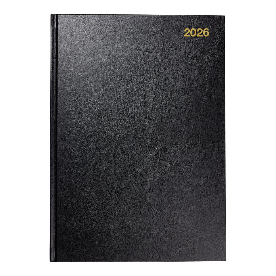 Winc 2026 Recycled Diary A4 Week to View Black | Winc