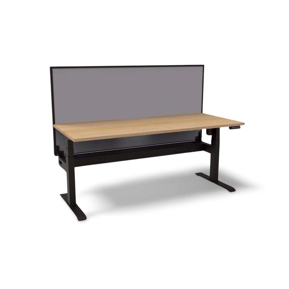 Rapidline Boost Light Single Sided Workstation With Screen+CableTray ...