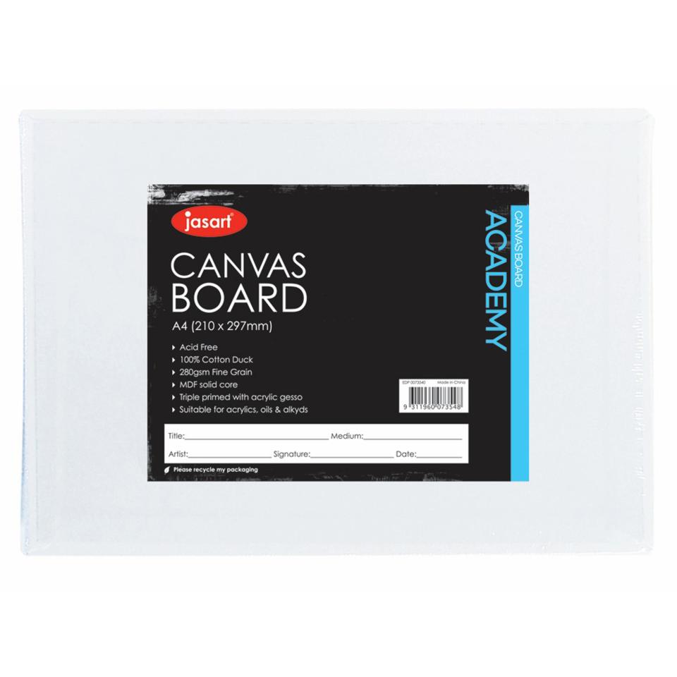 Jasart Academy Canvas Board A4 | Winc