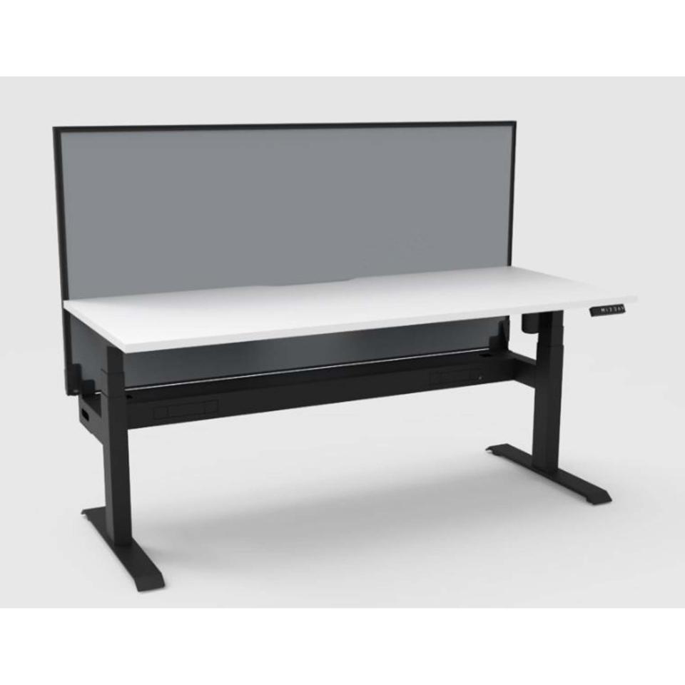 Rapidline Boost Light Single Sided Workstation With Screen+CableTray ...