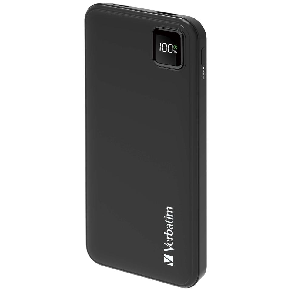 Verbatim Powerbank 10000mah Pd 3.0 And Qc 3.0 With Embedded Cables | Winc