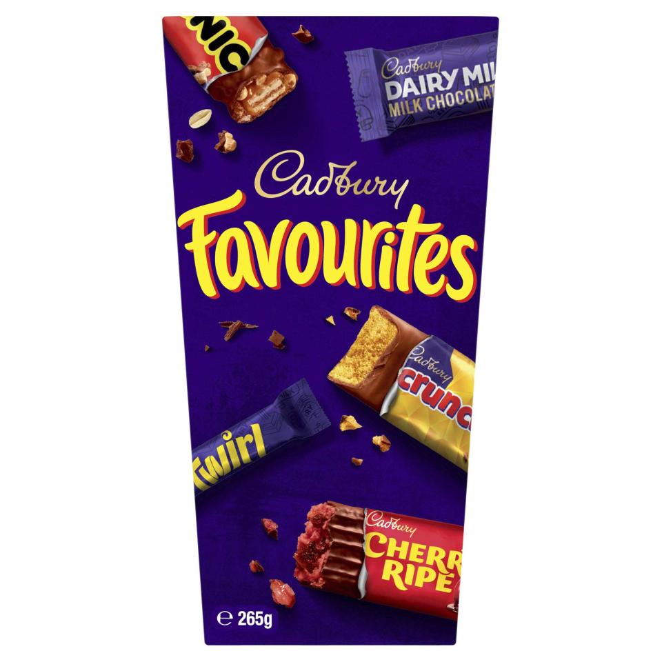 Cadbury Favourites Chocolate Box 265g | Winc