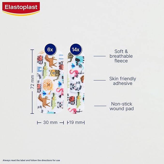 Elastoplast Sensitive Kids Plaster Pack 20 | Winc