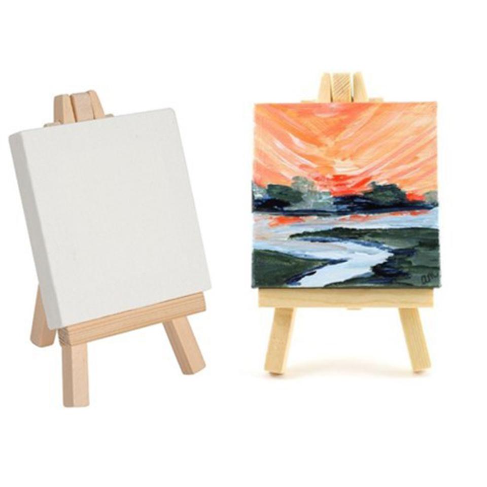 Jasart Mini Easel With Canvas 7.5cm x 12.5cm | Winc