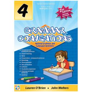 Grammar Conventions Book 4 3rd Ed Teachers 4 Teachers Harry O'Brien | Winc