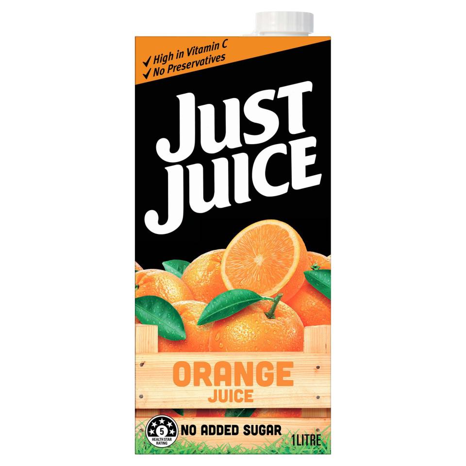 Just Juice Orange Juice 1 Litre Carton 12 | Winc