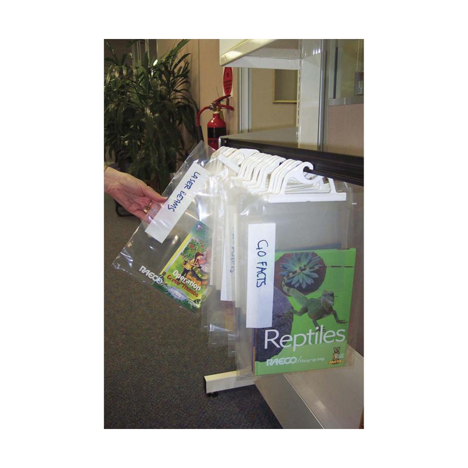 Raeco 16404W Bag Hangup 450X350mm Raeco Pack 10 | Winc