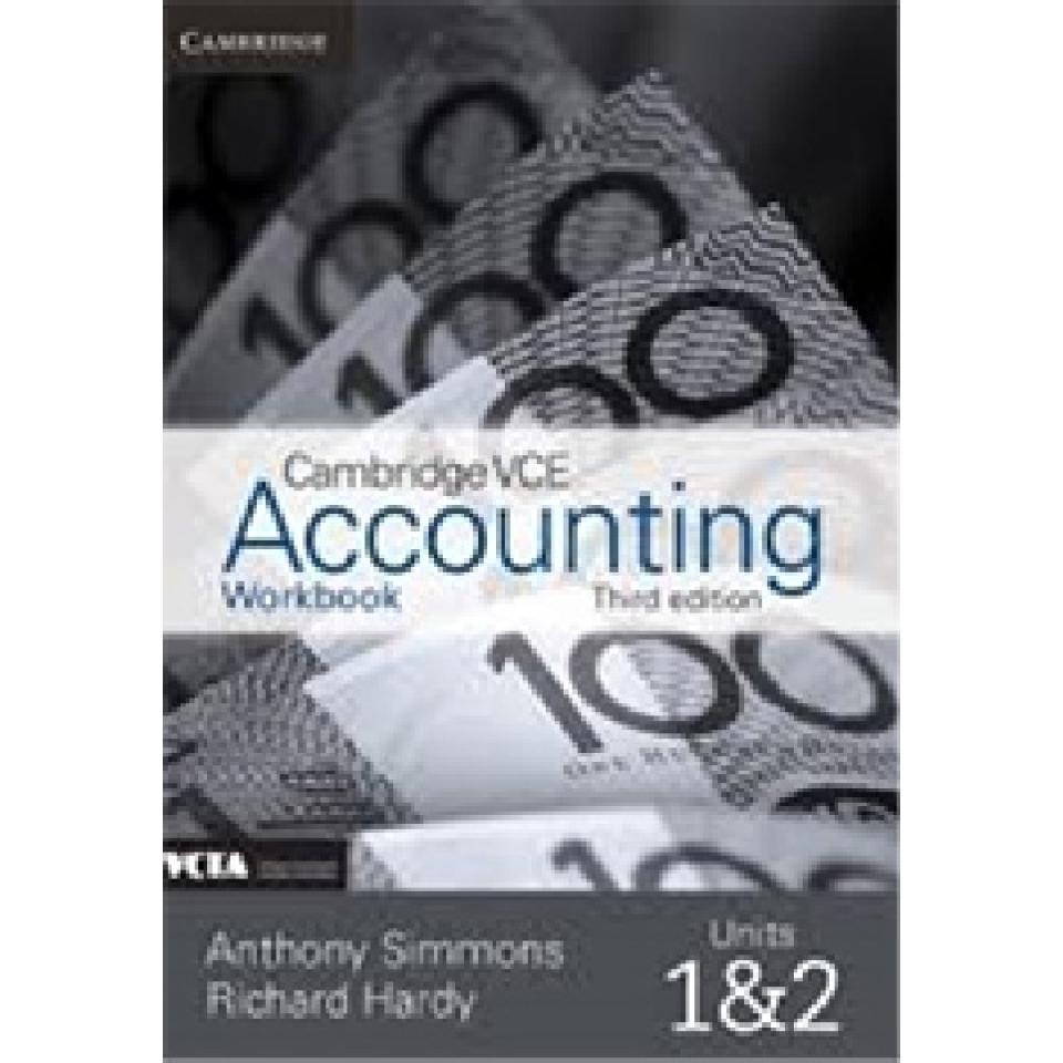 Vce Accounting Units 1 & 2 3e Workbook | Winc