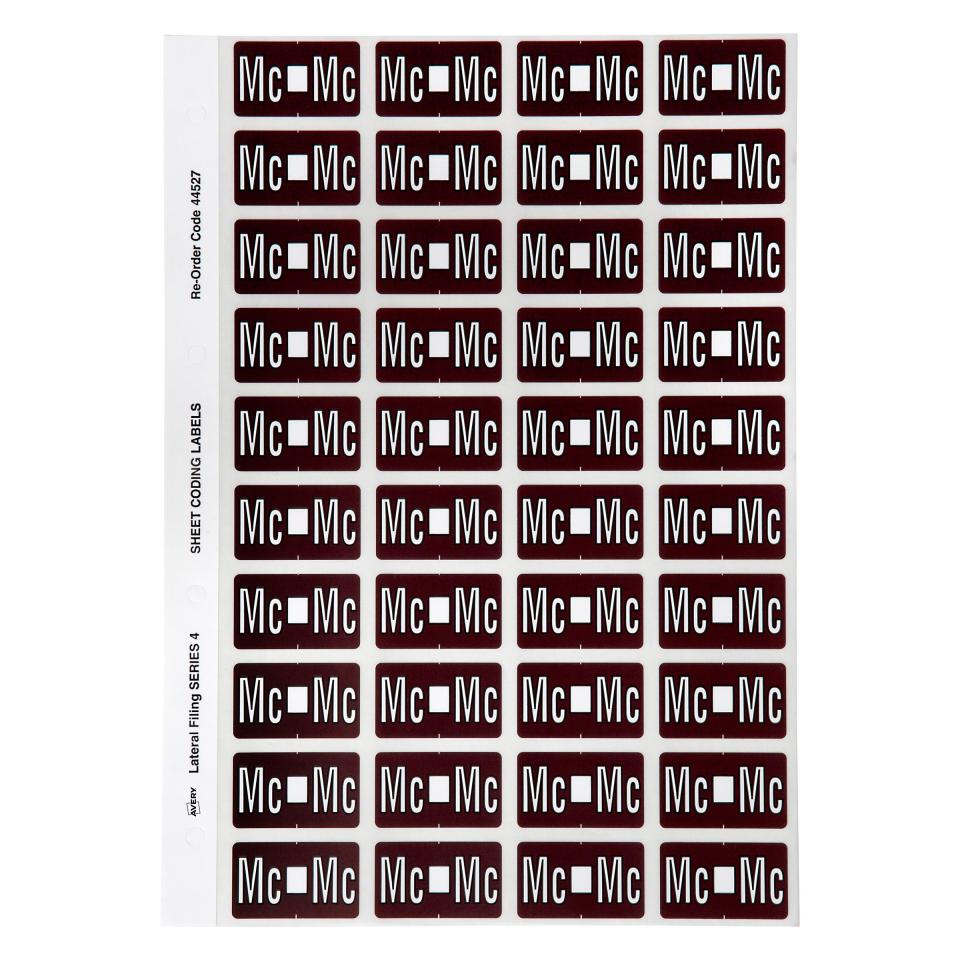 Avery Colour Coding Labels 25mm Alpha Mc Brown Pack 240 | Winc