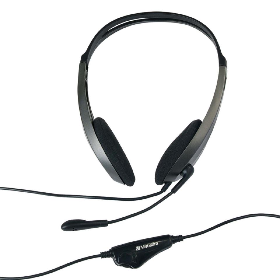 Verbatim Urban Headgear Multimedia Stereo Headset with Microphone ...
