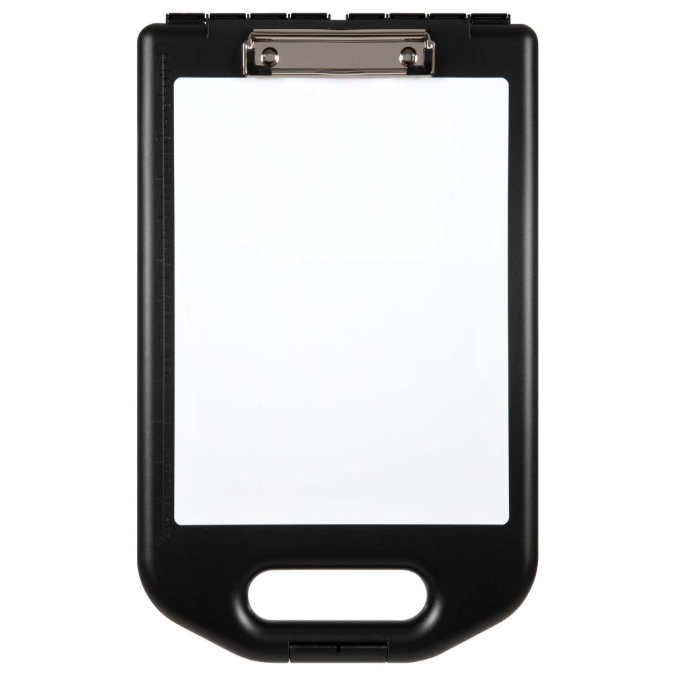 Marbig Professional Storage Clipboard With Whiteboard A4 Black | Winc