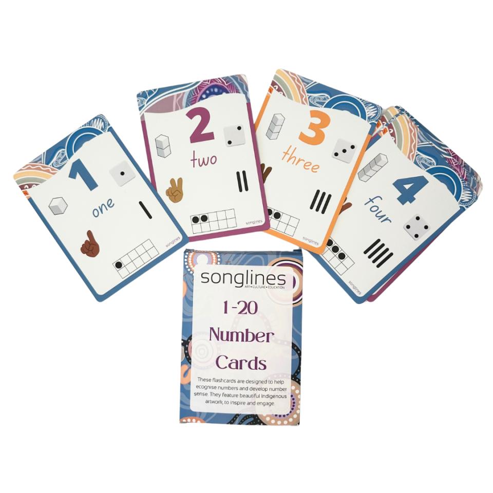 Songlines Ace 1-20 Number Cards Set | Winc