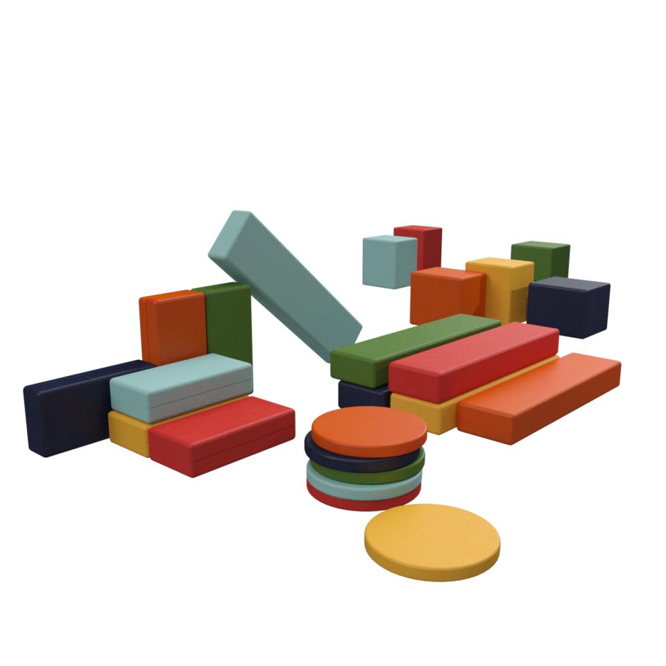 Chair Solutions Stack Foam Building Block 1200 X 300 X 150 mm Set Of 6 ...
