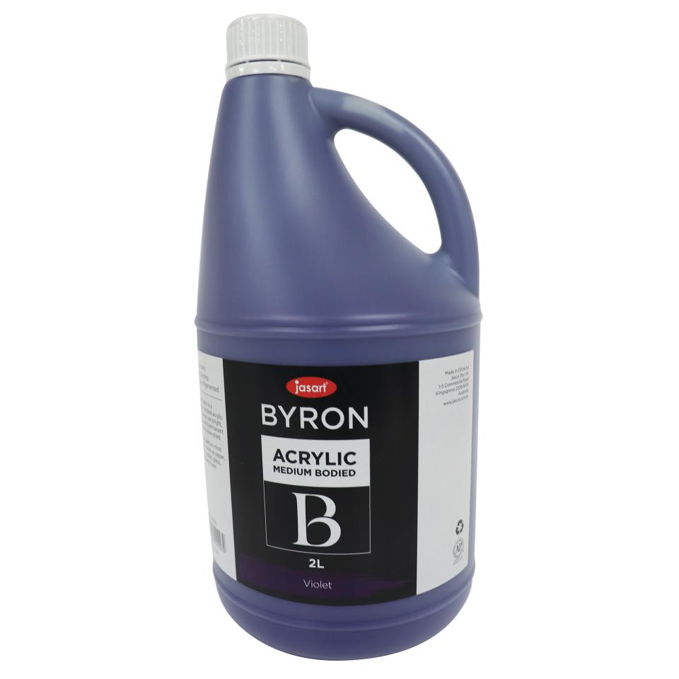Jasart Byron Acrylic Paint 2L Violet | Winc