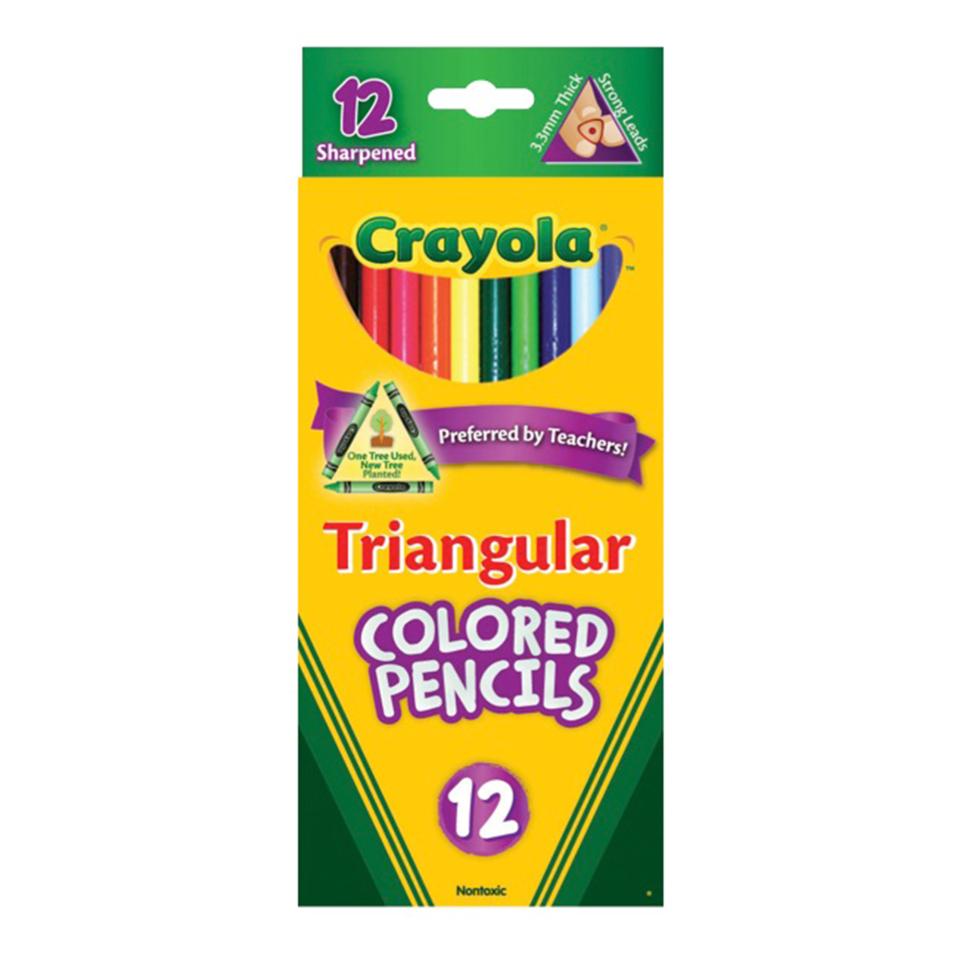 Crayola Triangular Coloured Pencils Pack 12 | Winc