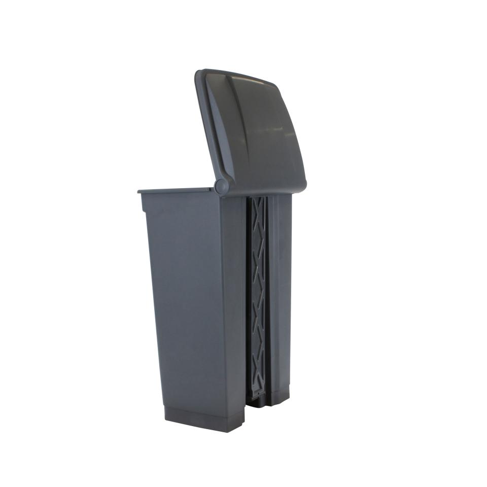 Compass 76068 Pedal Bin Plastic Grey 68L | Winc