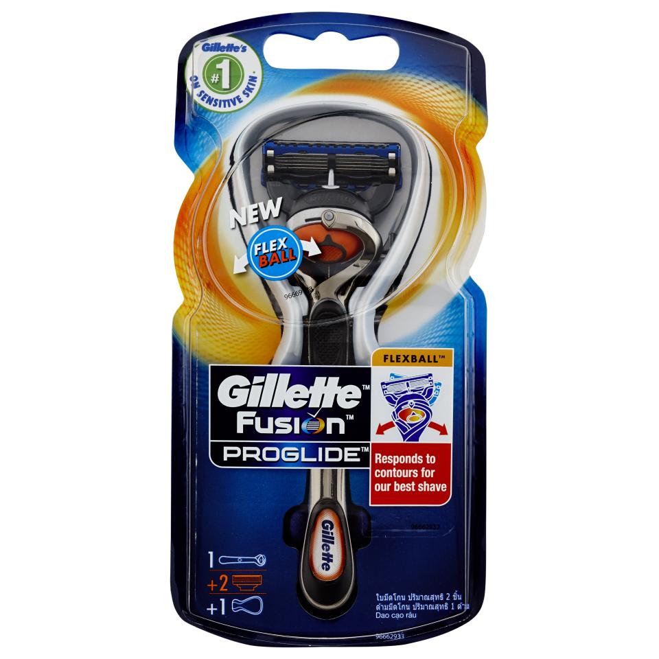 Gillette Fusion Proglide Flexball Manual Razor Incl 2 Blades | Winc