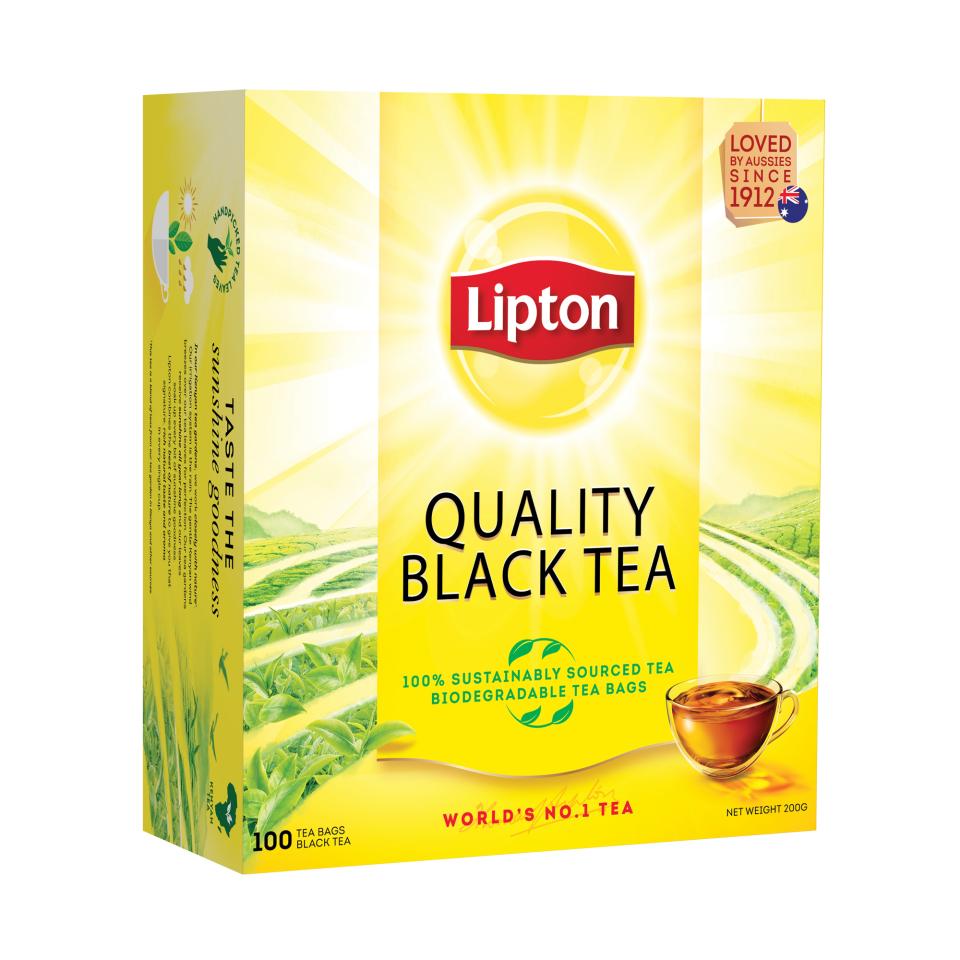 Lipton Black Tea Bags Pack 100 | Winc