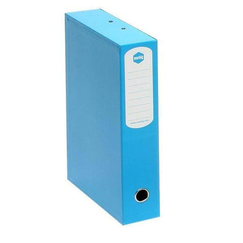 Marbig Heavy Duty Box File Foolscap Blue | Winc