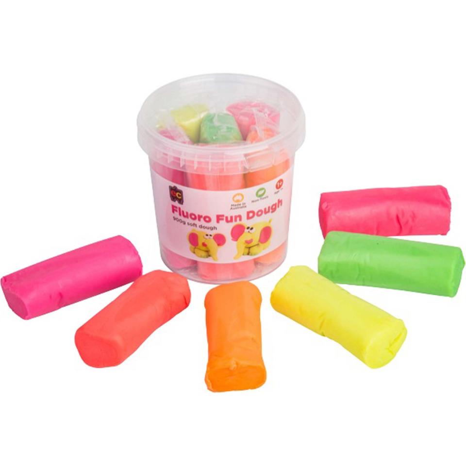 Educational Colours Fun Dough 900g Fluoro Colours | Winc