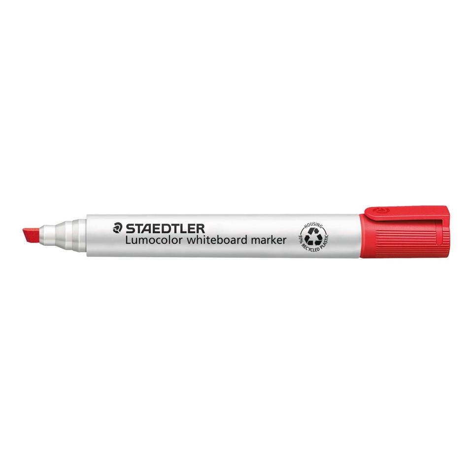 Staedtler Lumocolor Whiteboard Marker Chisel Tip Red Box 10 | Winc