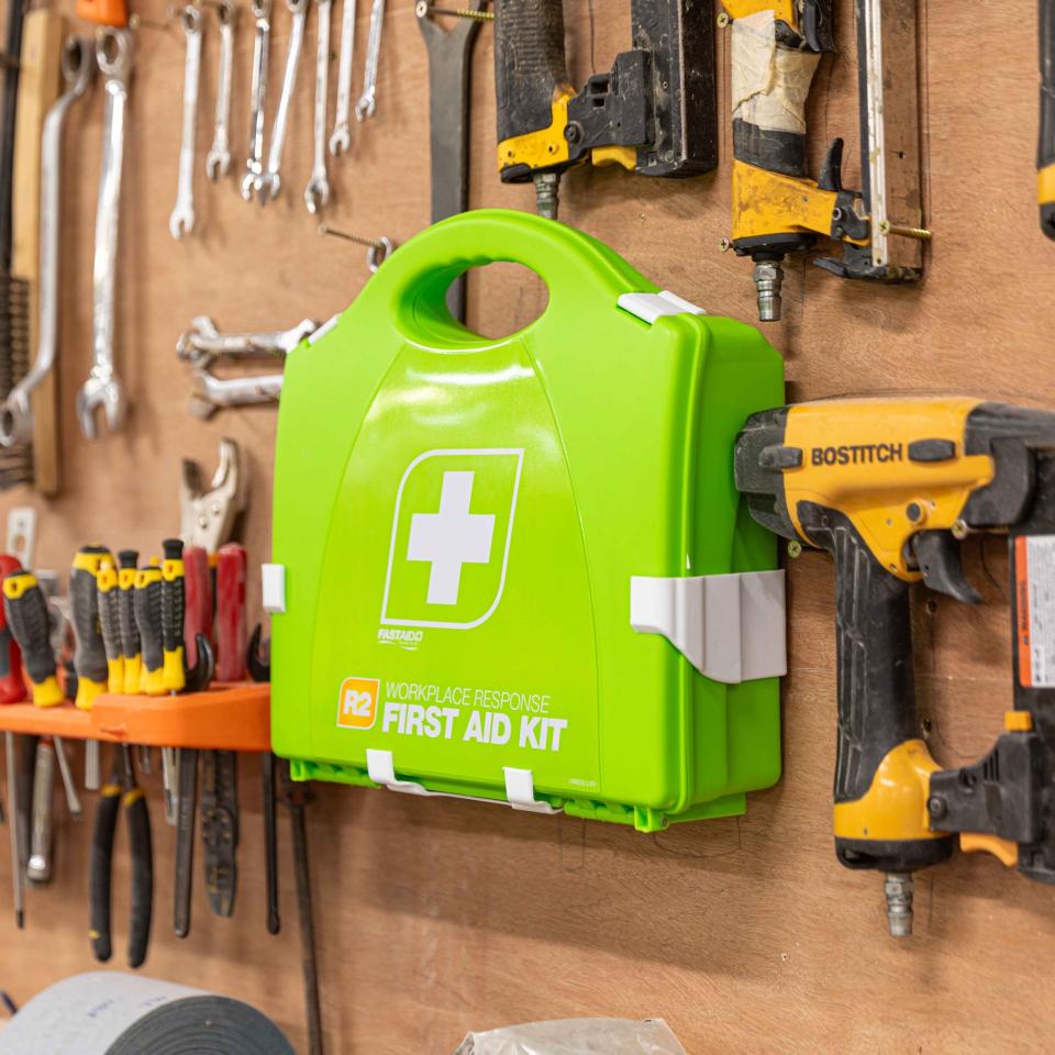 FastAid R2 Workplace Response Plastic Portable First Aid Kit | Winc