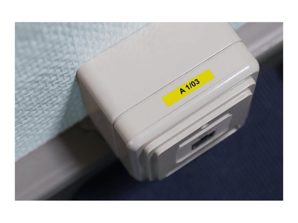 Brother TZE-611 Tape Labelling Black On Yellow 6mm | Winc